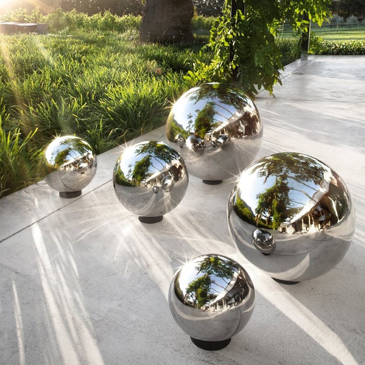 20-inch-hollow-metal-sphere-stainless-steel - Sculpture Factory مصنع النحت