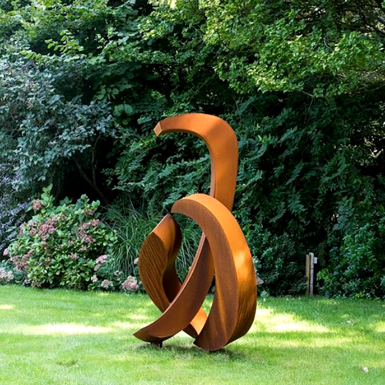 Rusty Metal Garden Corten Steel Sculpture - www.sculpture0755.com