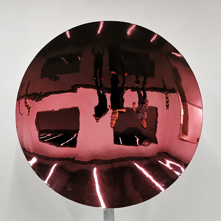 stainless steel concave disc8 - Metal Sculpture Specialist