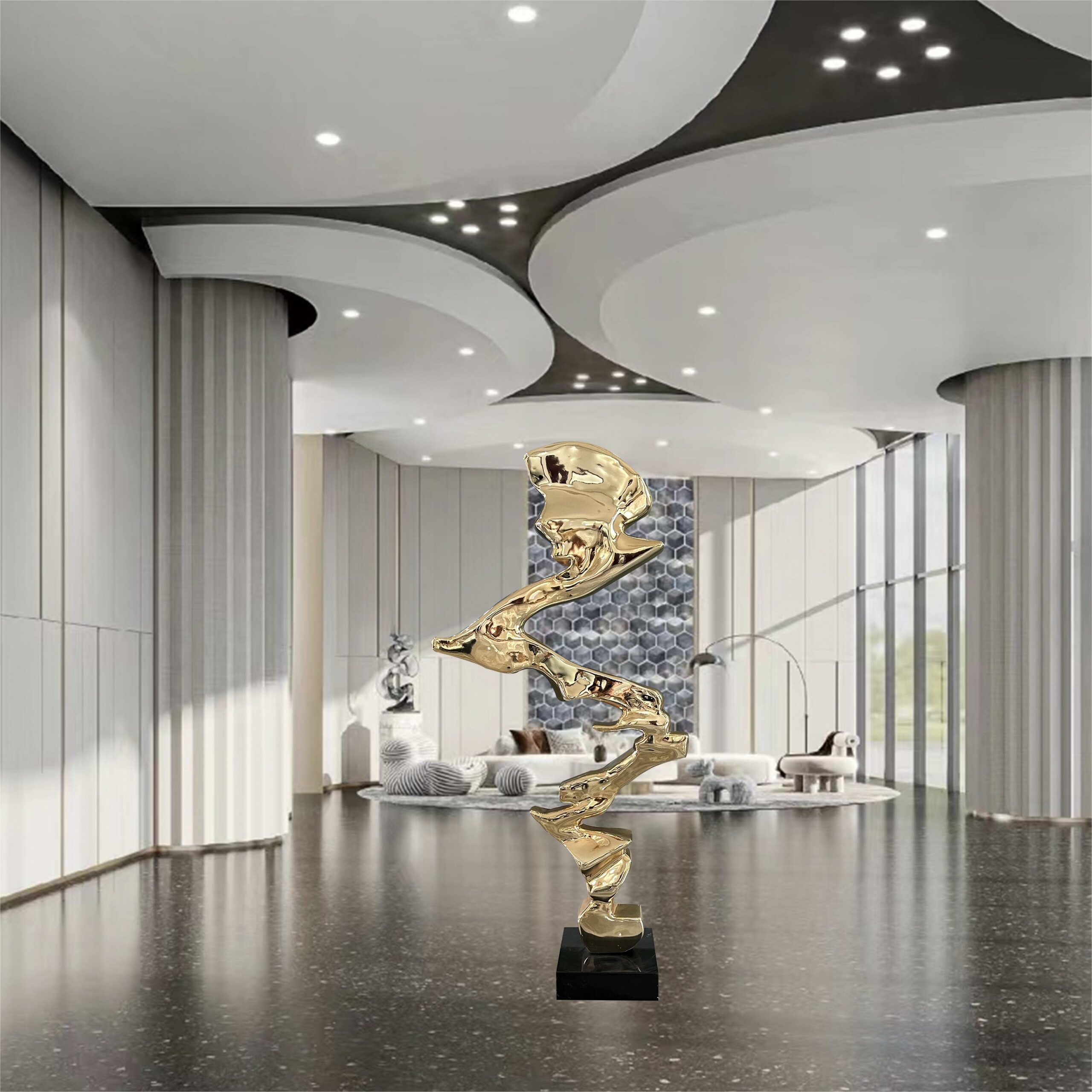 Entrance sculpture sculpture - Metal Sculpture Specialist