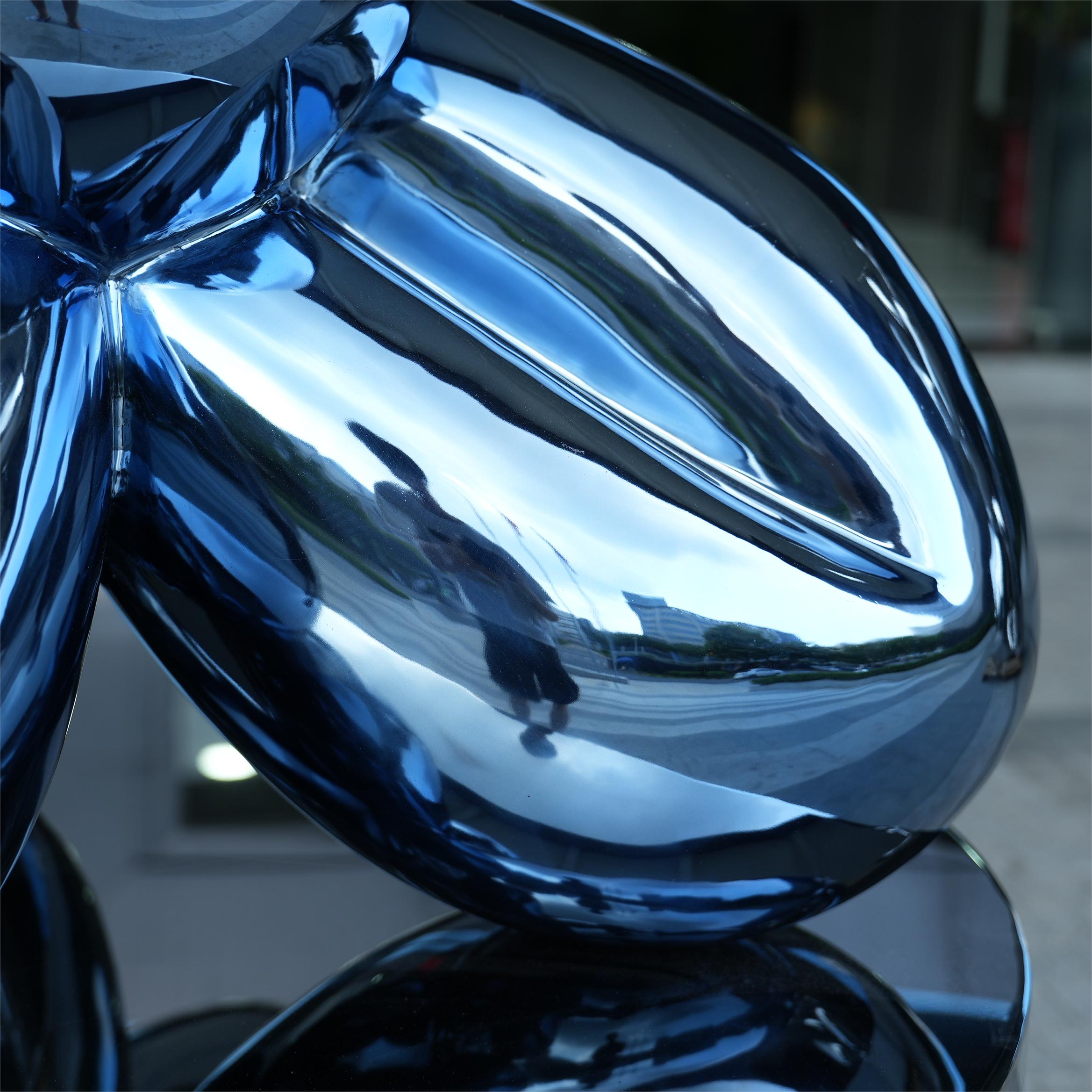 Stainless steel polished metal sphere sculpture - Metal Sculpture ...