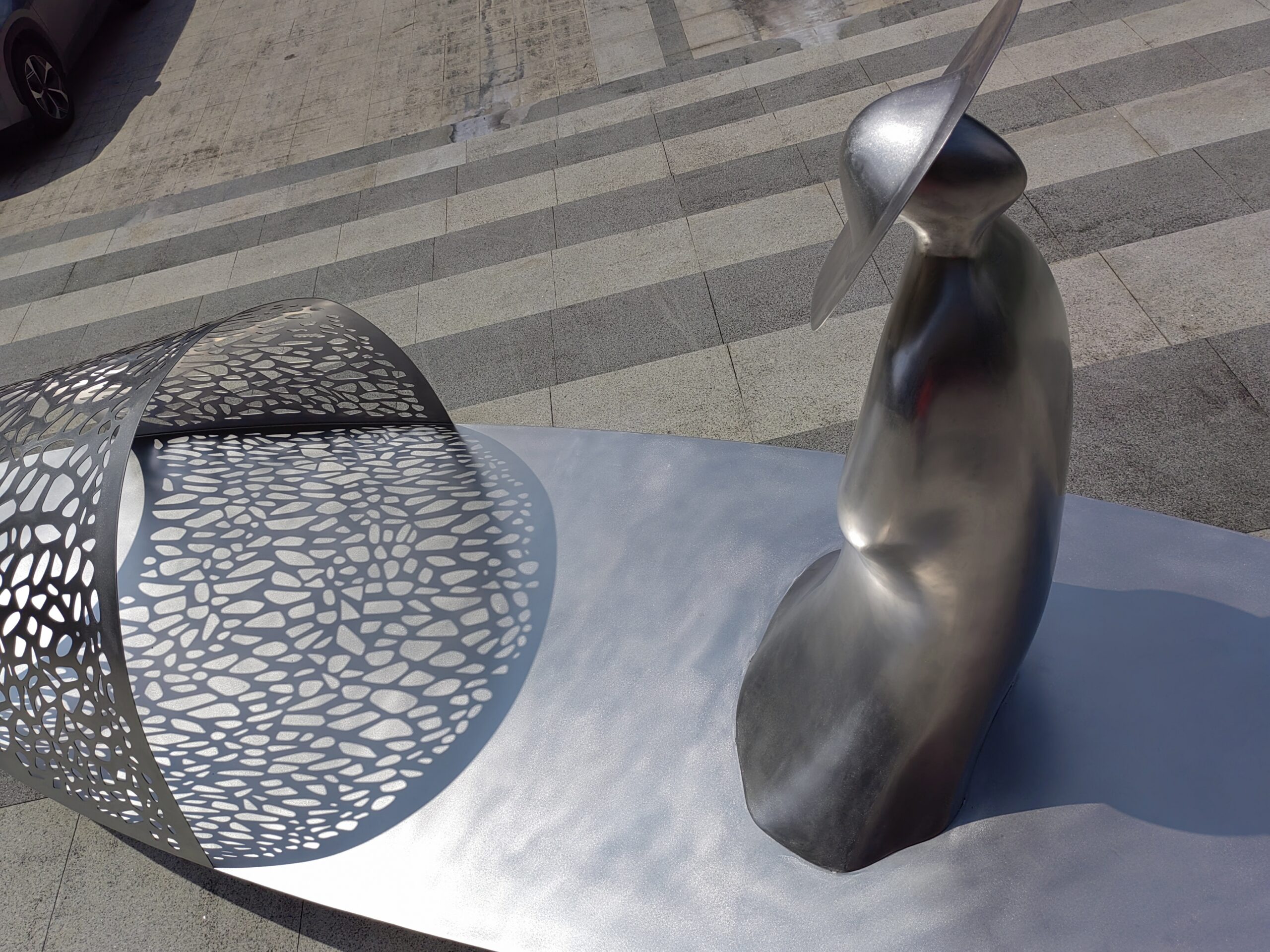 stainless steel boat sculpture - Metal Sculpture Specialist
