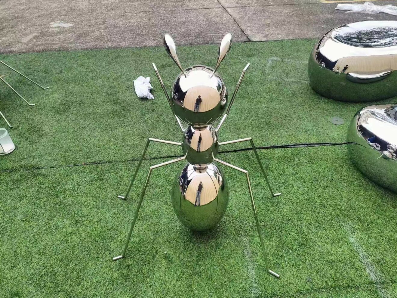 stainless steel ant sculpture - Metal Sculpture Specialist