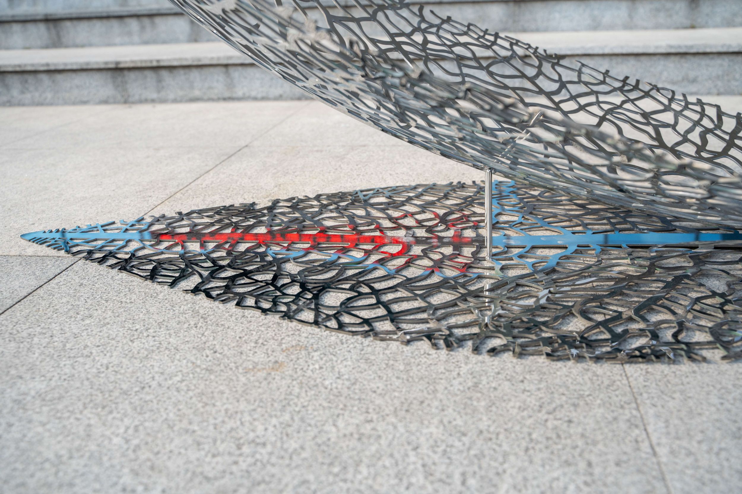 Stainless Steel Leaf Sculpture - Metal Sculpture Specialist