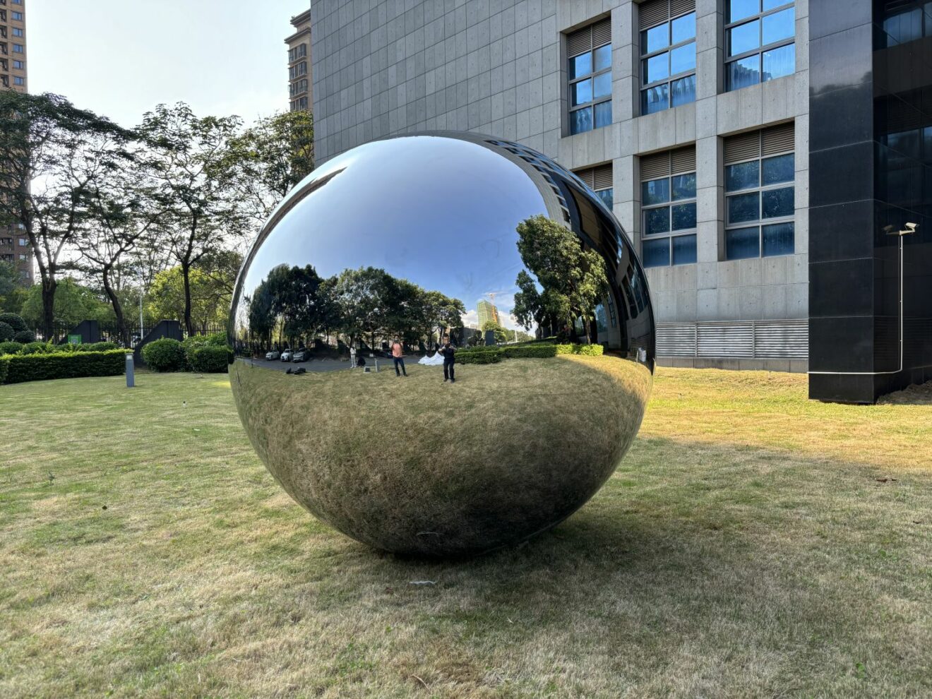 stainless steel sphere sculpture - Metal Sculpture Specialist