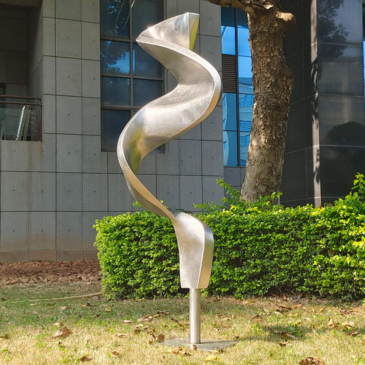 stainless steel ribbon sculpture - Metal Sculpture Specialist