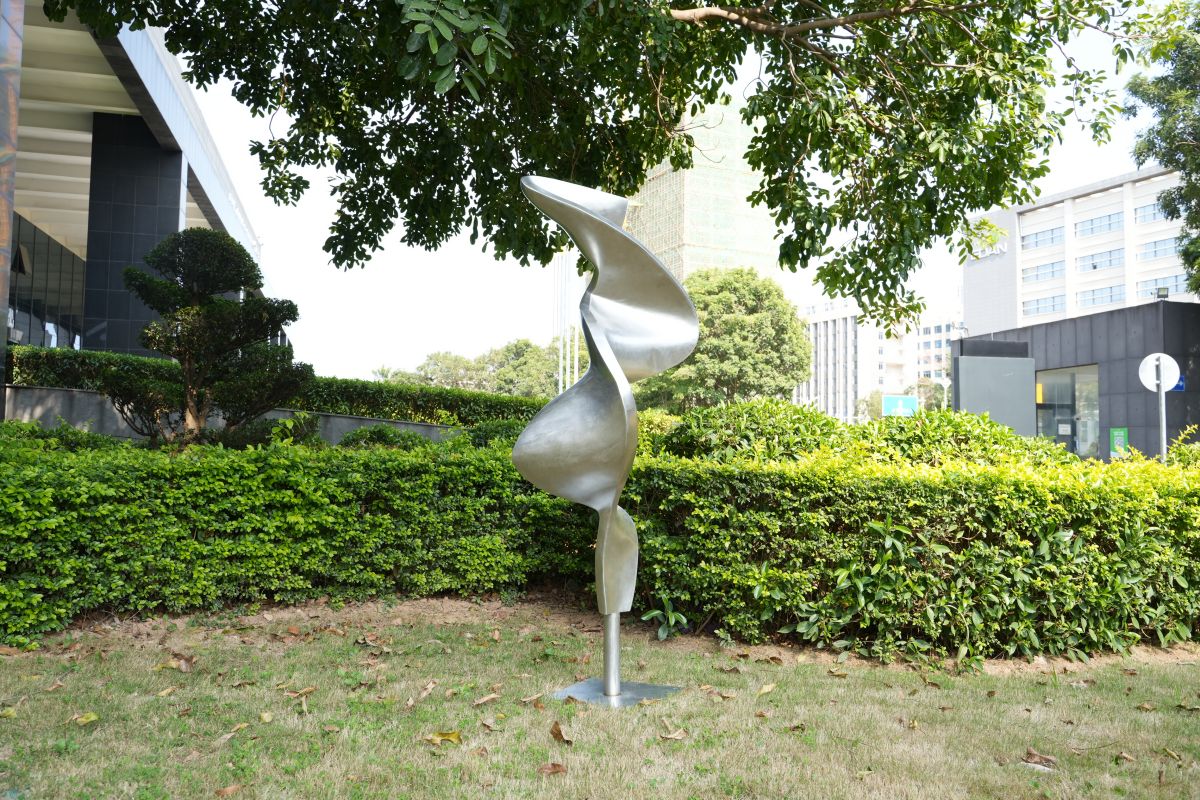 stainless steel ribbon sculpture - Metal Sculpture Specialist
