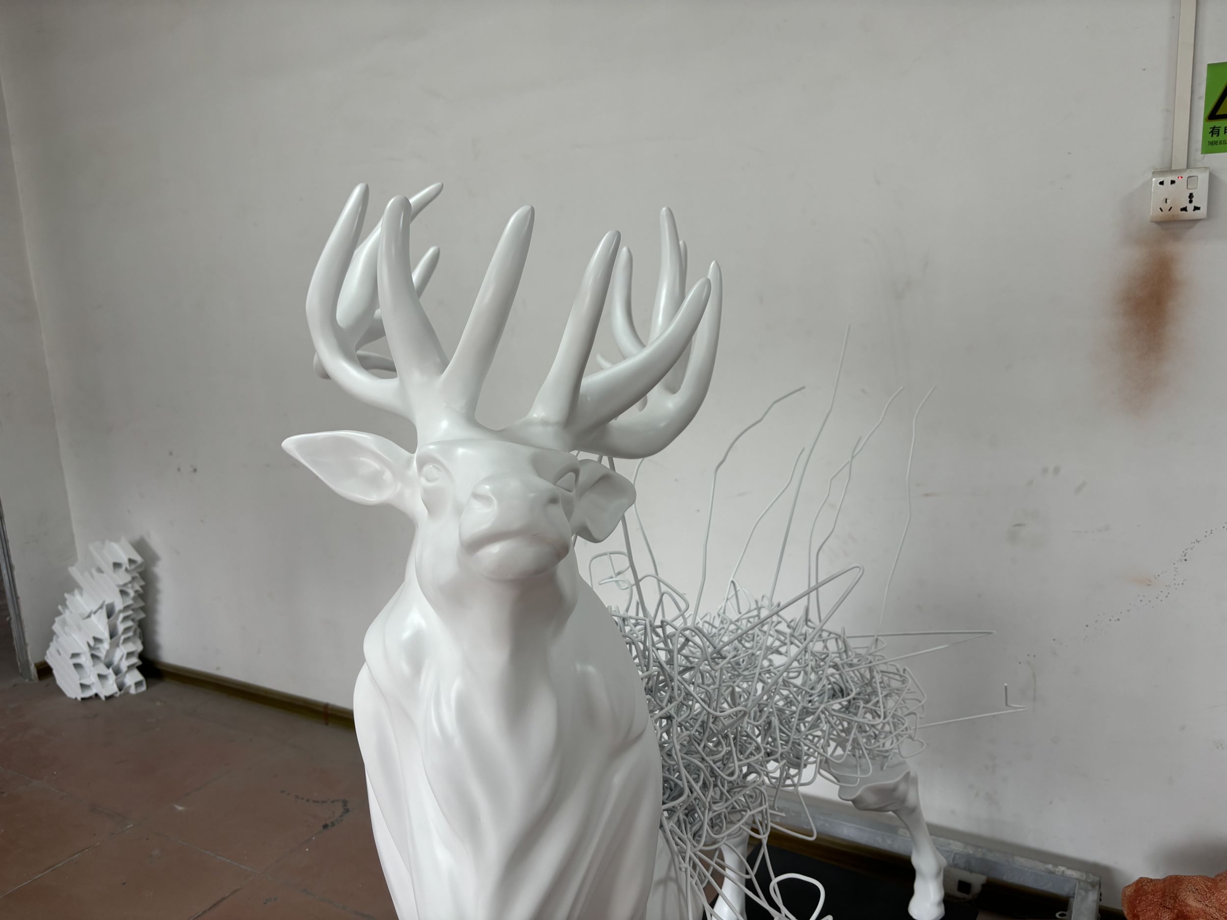 sculpture garend -Elk sculpture - Metal Sculpture Specialist