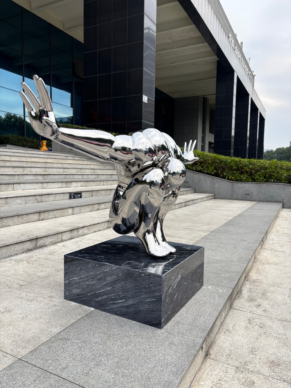 Stainless Steel Man Sculpture - Metal Sculpture Specialist