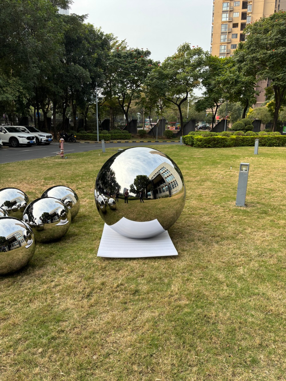 304 Stainless Steel Sphere - Metal Sculpture Specialist