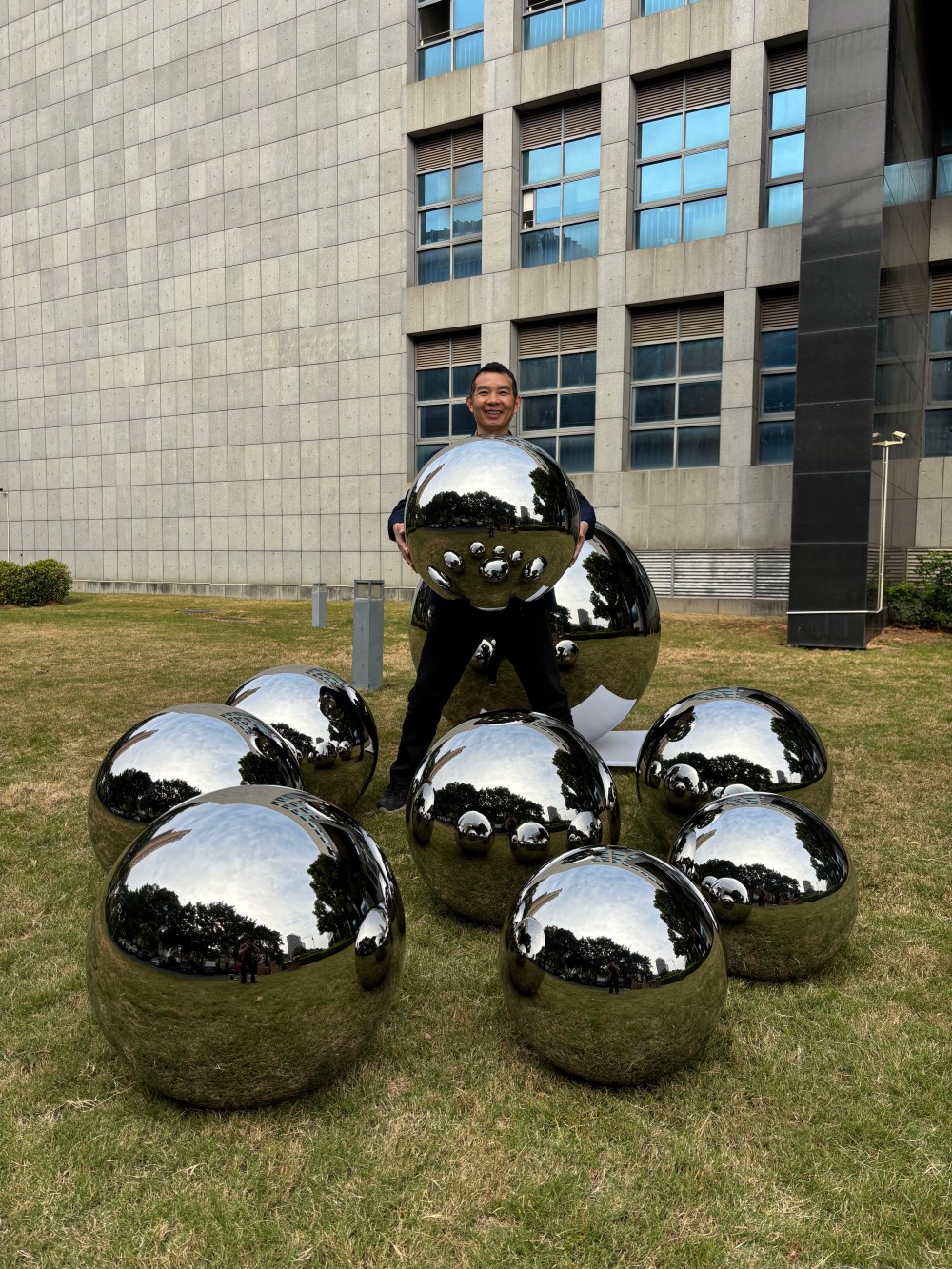 304 Stainless Steel Sphere - Metal Sculpture Specialist