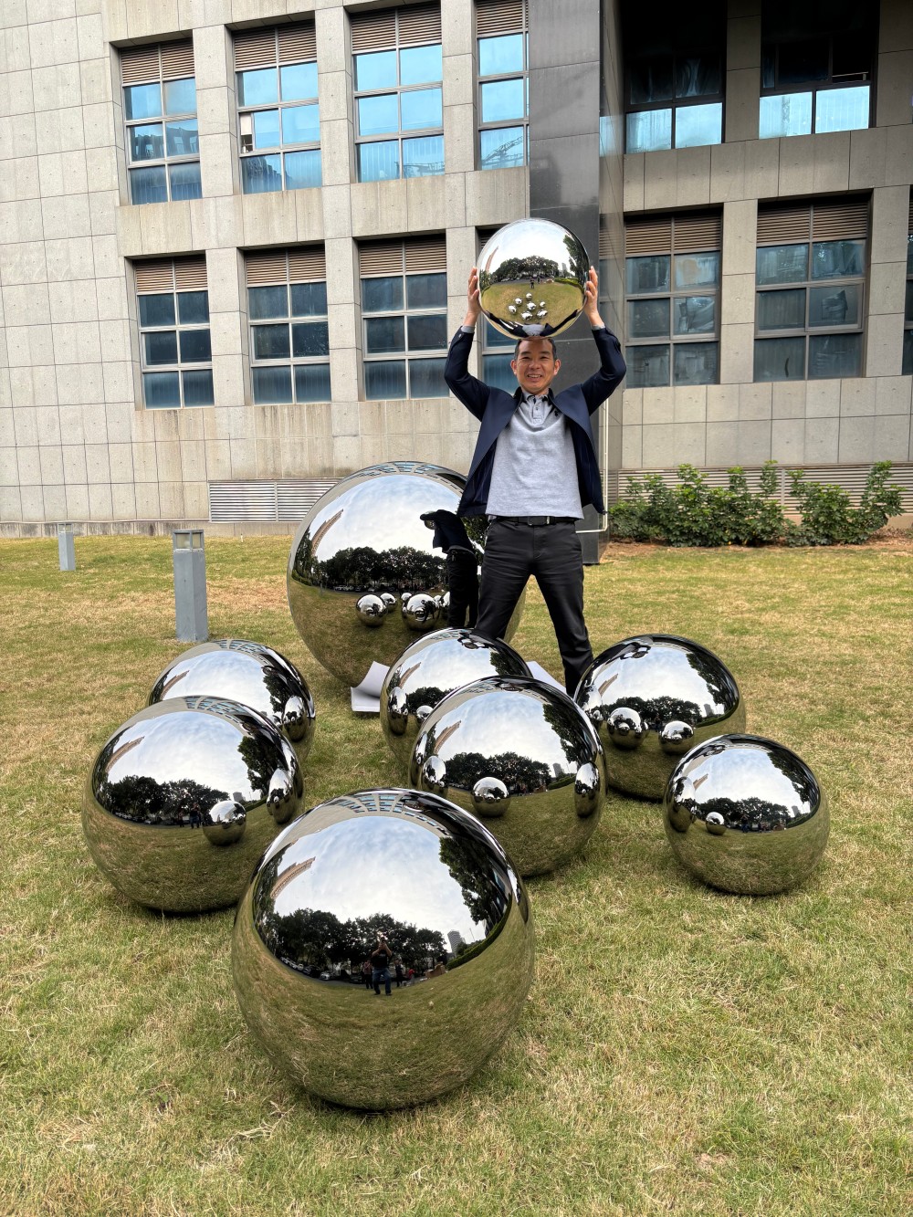 304 Stainless Steel Sphere - Metal Sculpture Specialist
